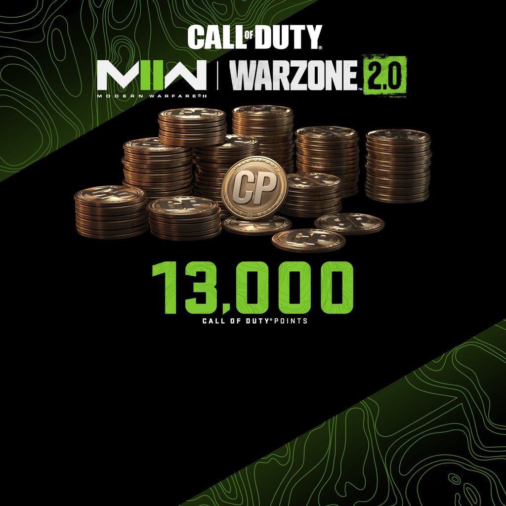 13,000 Modern Warfare® II or Call of Duty®: Warzone™ 2.0 Points