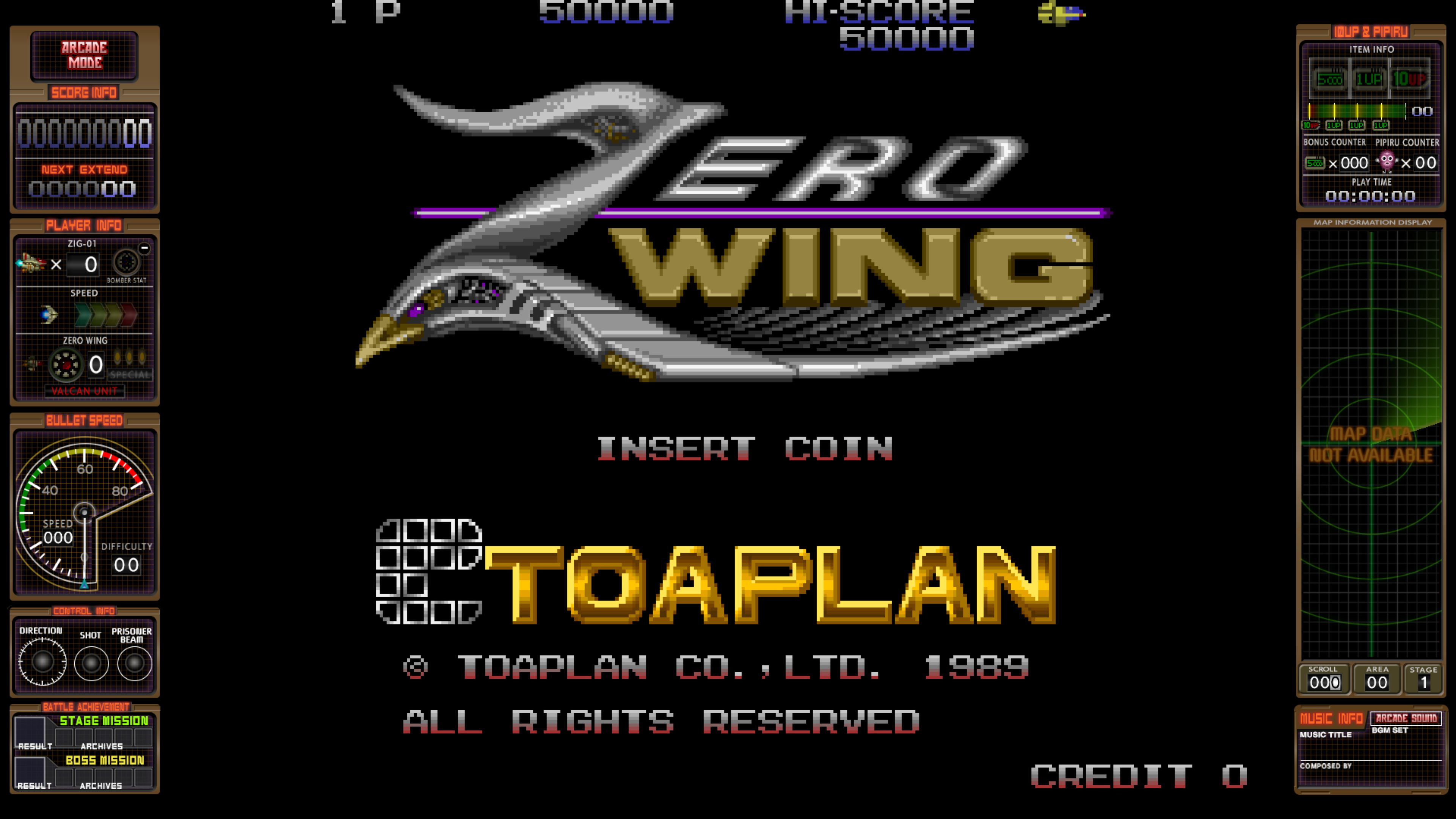 Zero Fire - Toaplan Arcade Garage | Deku Deals