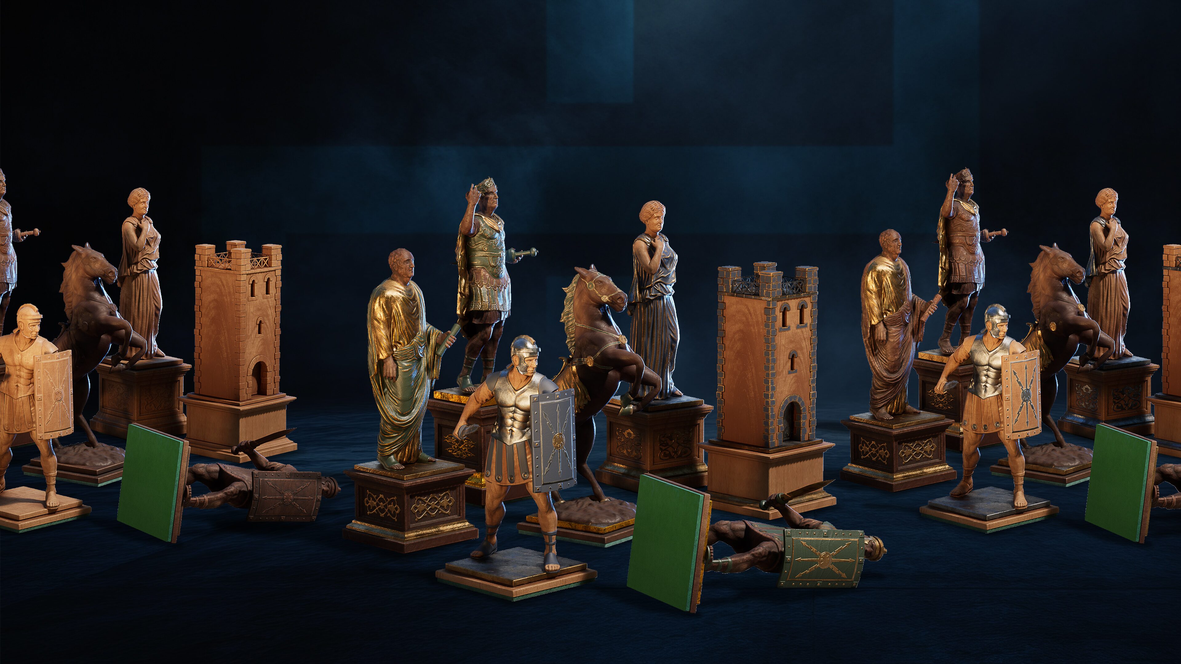 Chess Infinity: Roman Classic Chess Sets | Deku Deals