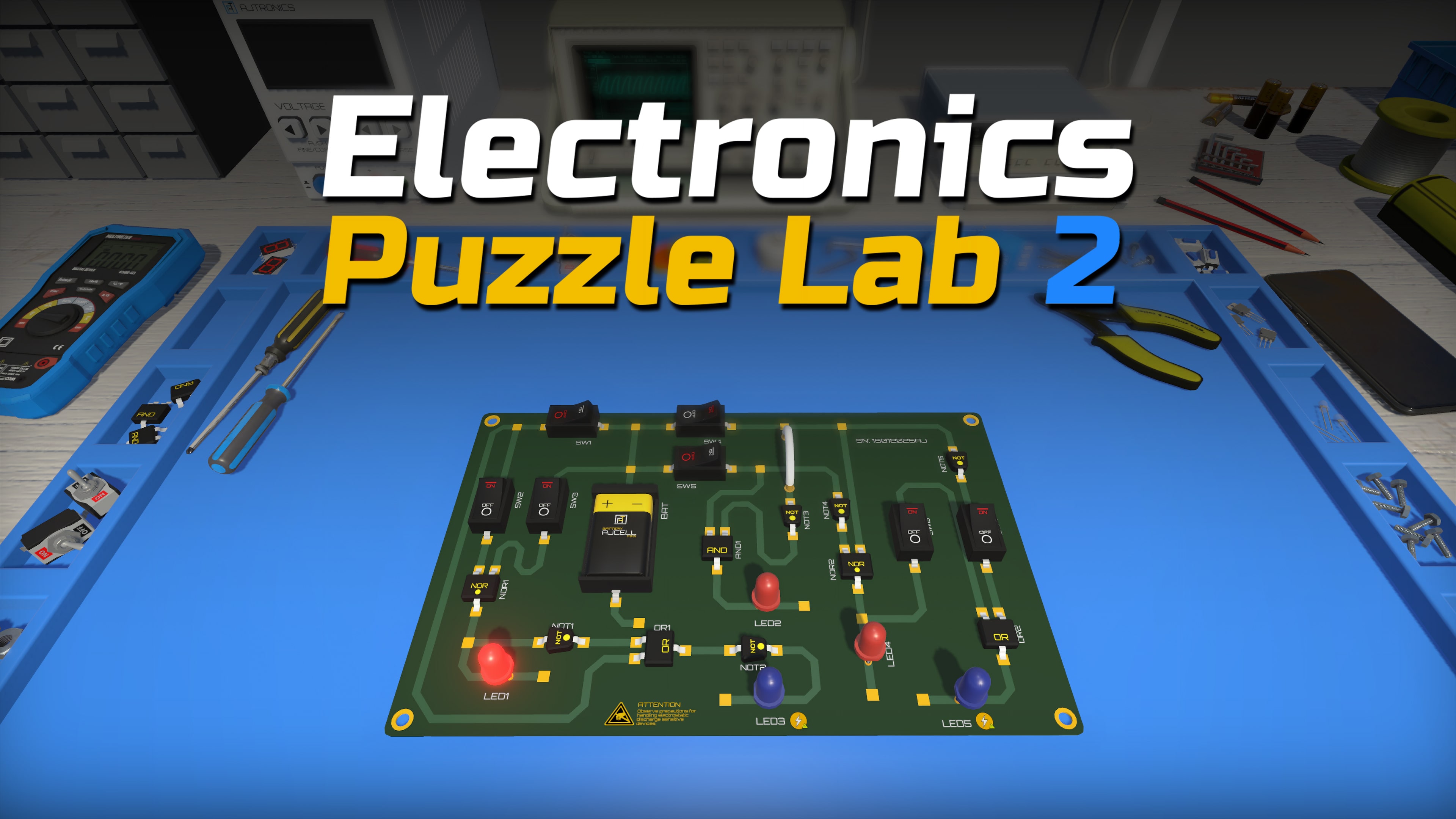 Electronics Puzzle Lab 1 & 2 Collection PS4 & PS5