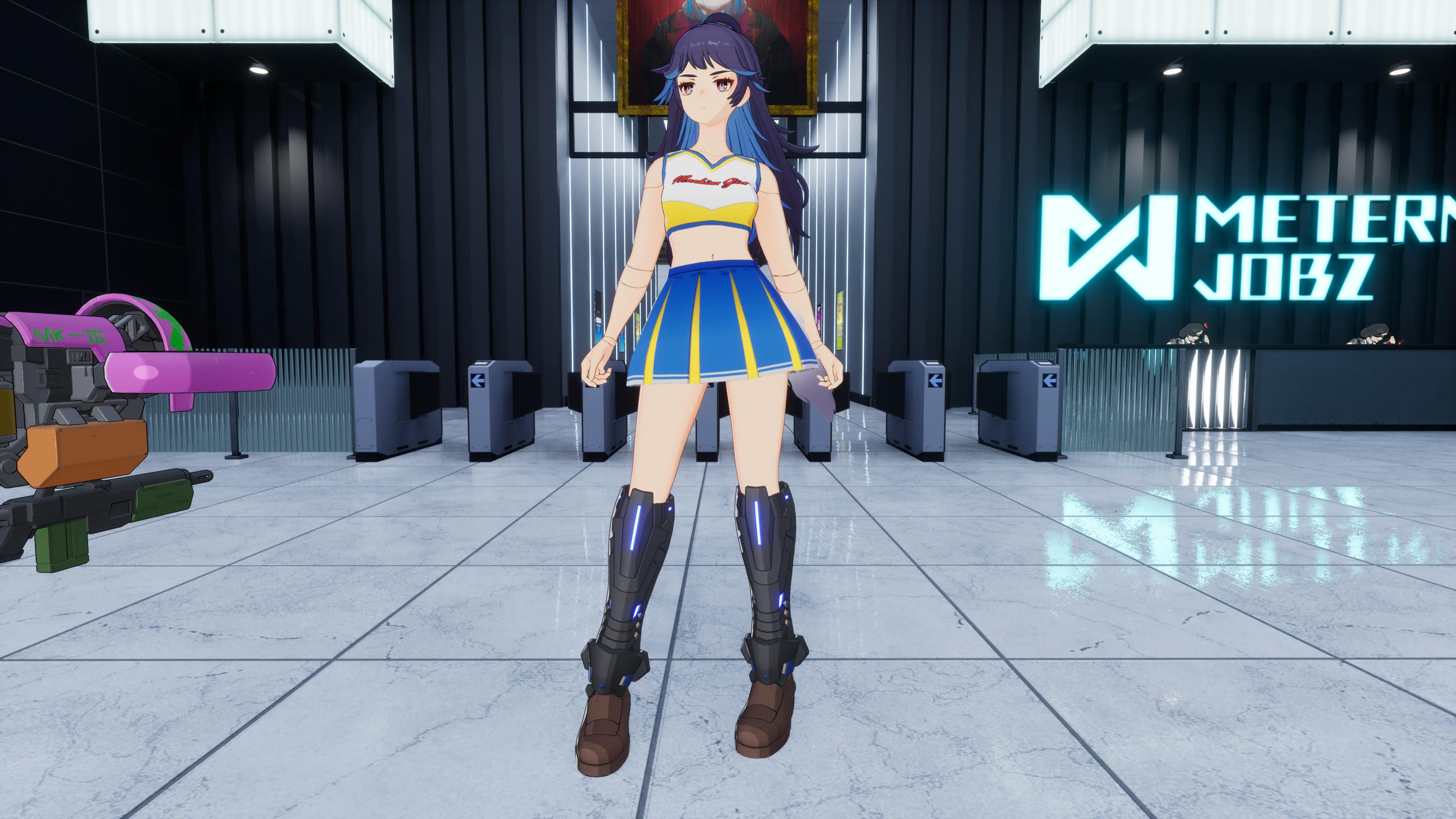 Full Metal Schoolgirl - "Cheerleader" Costume in 2 Color Varieties ...